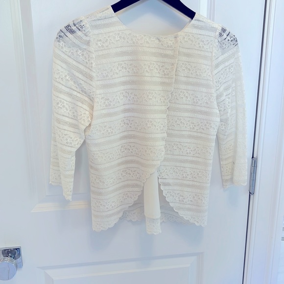 Dolce Vita | Tops | Delicate Lace Blouse With Open Back Or Lace Jacket ...